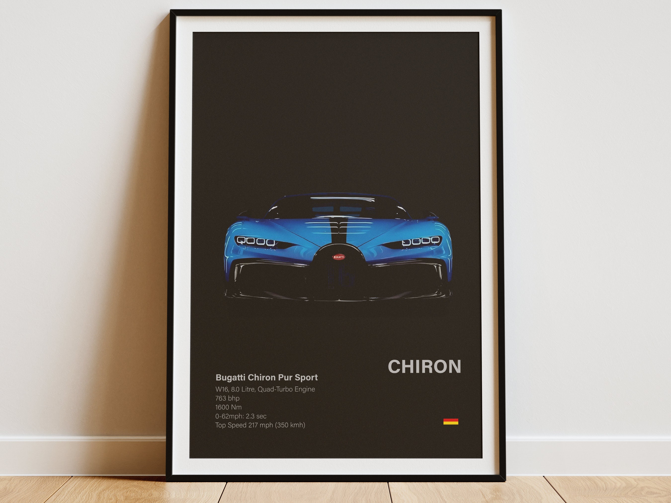 Bugatti Chiron Poster Chiron Print Car Print Car Wall Art Car Poster ...