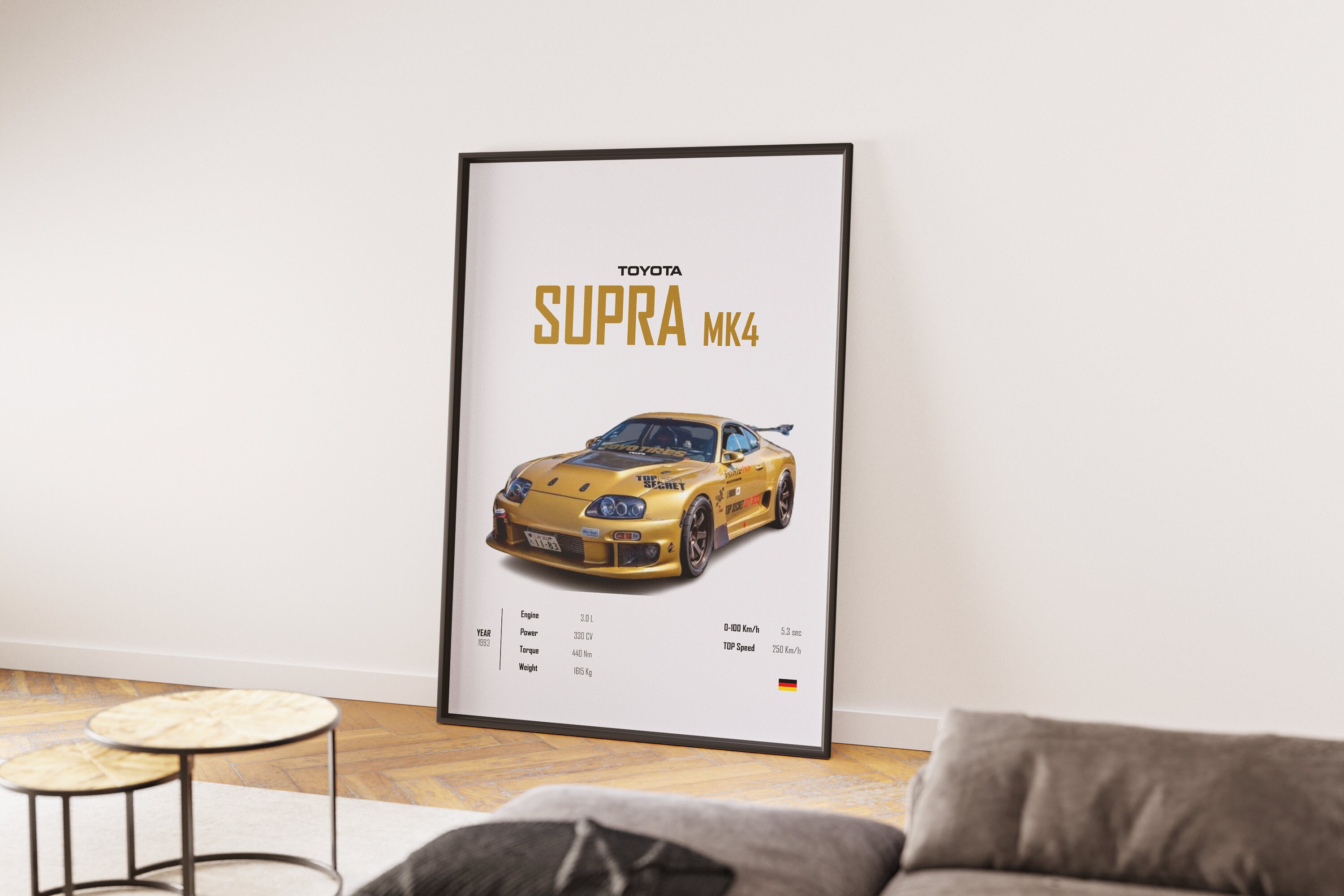 Toyota Supra MK4 Poster - Supra Prints - Toyota Posters - Car Prints ...