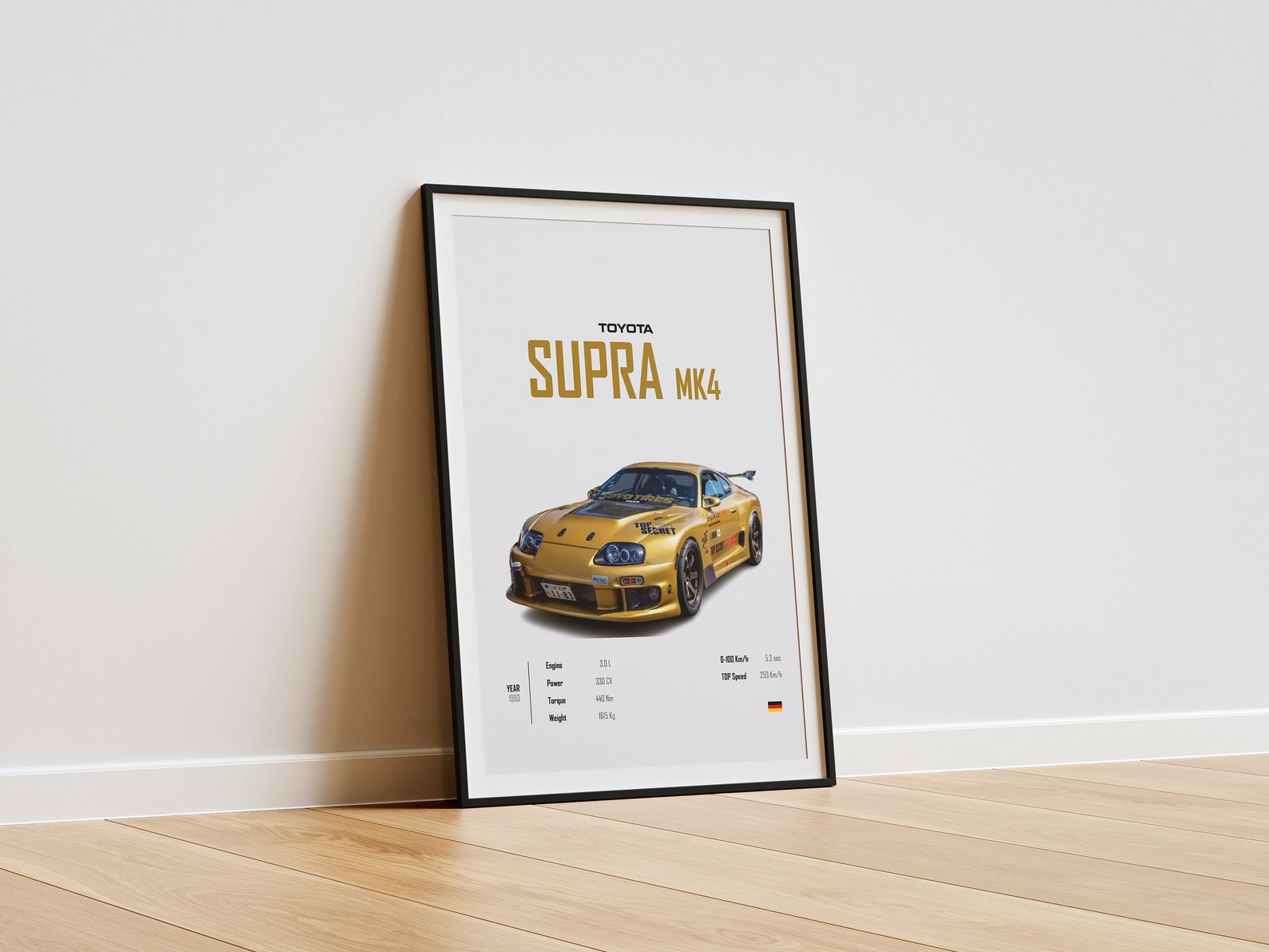Toyota Supra MK4 Poster - Supra Prints - Toyota Posters - Car Prints ...
