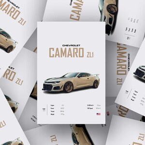 Chevrolet Camaro ZL1 Poster - Camaro ZL1 Prints - Chevrolet Posters ...
