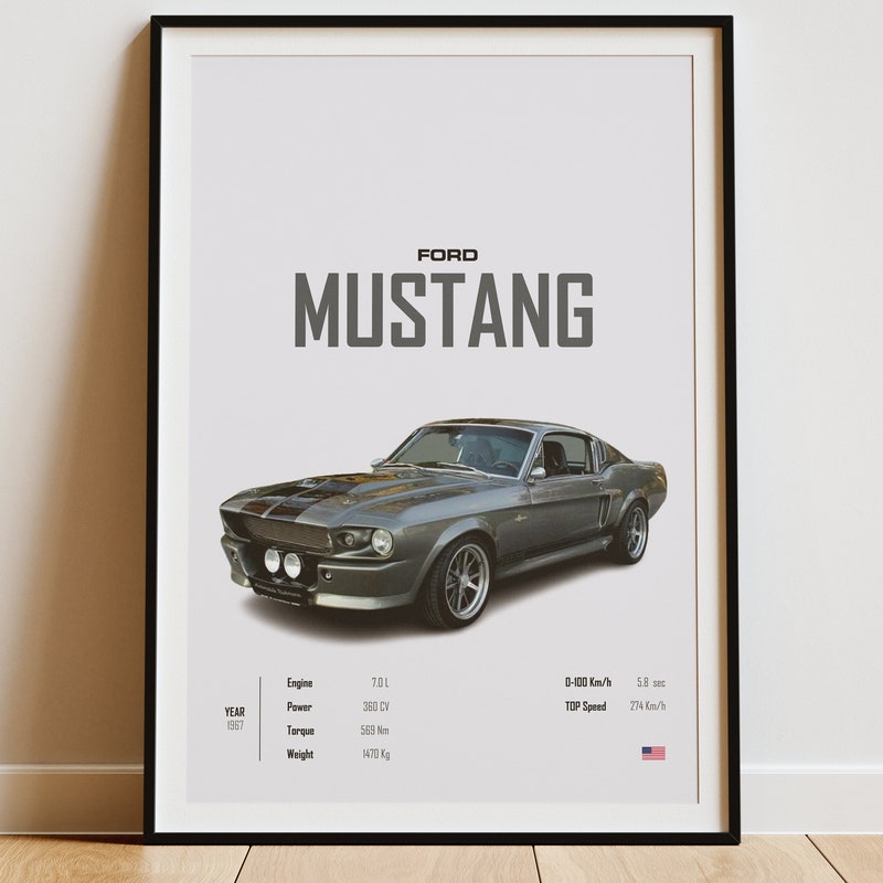 Ford Mustang - Etsy