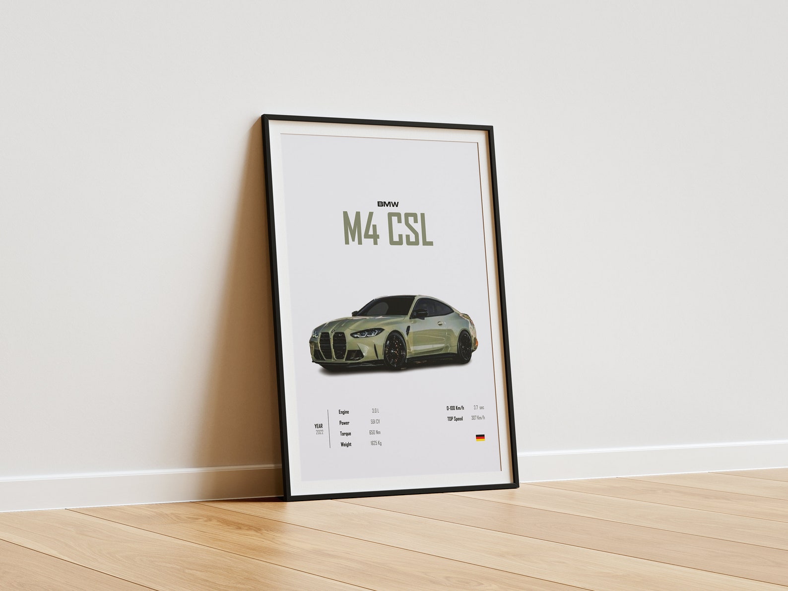 BMW M4 Csl Poster - M4 CSL Prints - BMW Posters - Car Prints - Car Wall ...