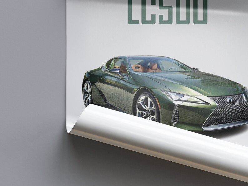 Lexus LC500 Poster - LC500 Prints - Lexus Posters - Car Prints - Car ...