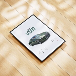 Lexus LC500 Poster - LC500 Prints - Lexus Posters - Car Prints - Car ...