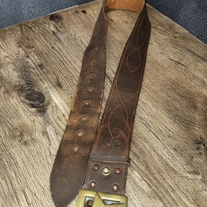 WW2 Military Rare Leather Belt Red Army USSR - Etsy