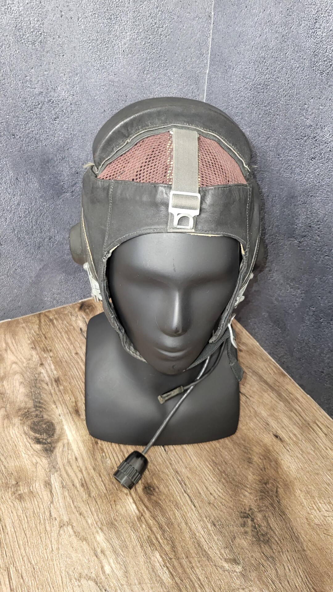 Soviet Leather Air Force Pilot Helmet - Etsy