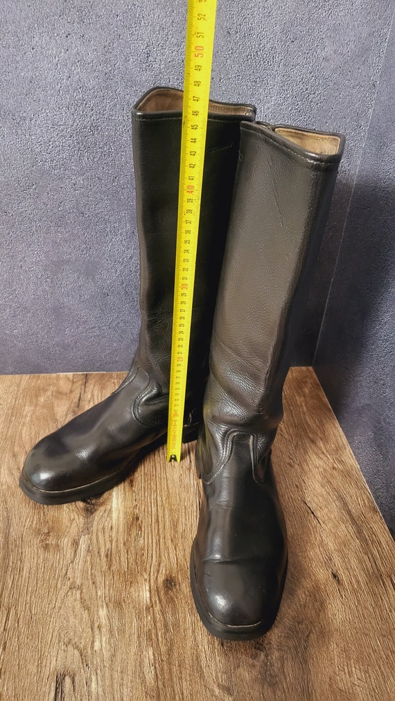WW2 Combat military leather boots Red Army USSR - Gem