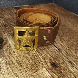 WW2 Exclusive Original Red Army Military Leather Belt - Etsy
