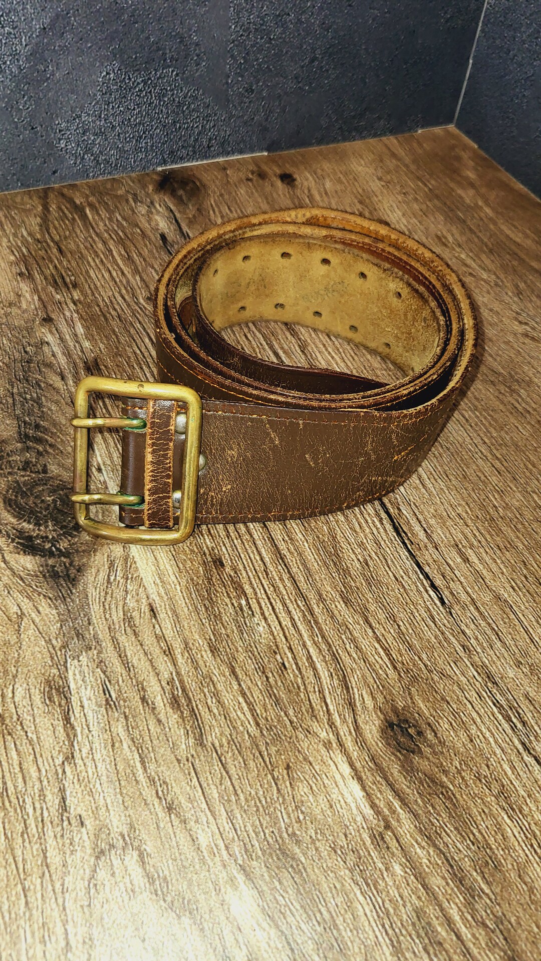 Military Leather Soviet Belt USSR 125 Cm - Etsy