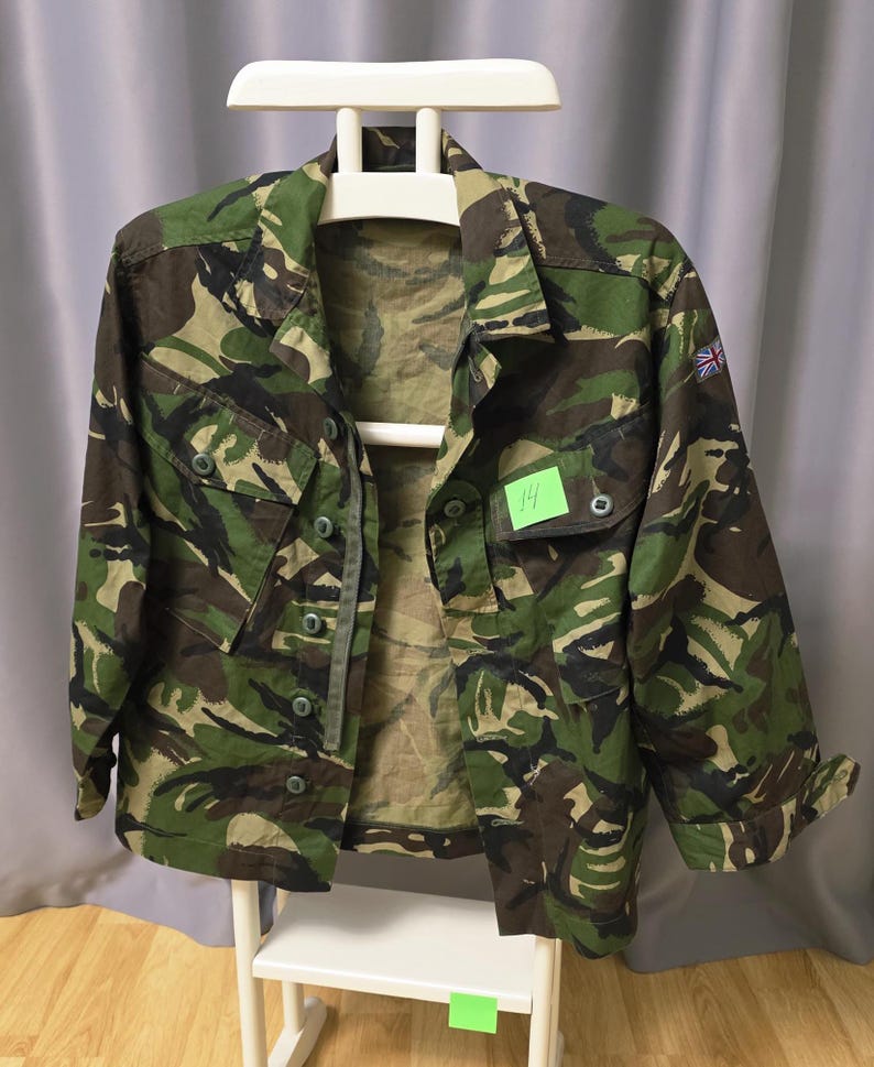 British Army Camouflage Military Jacket - Etsy