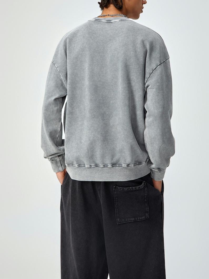 Comfy Acid Wash Oversize Sweatshirt - Etsy