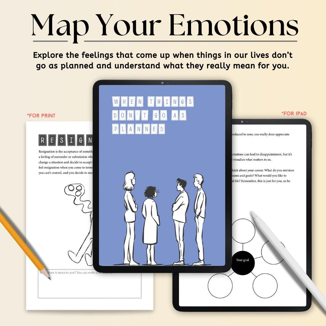 Diario de bienestar emocional / Mapeo de sentimientos, cuaderno de ...