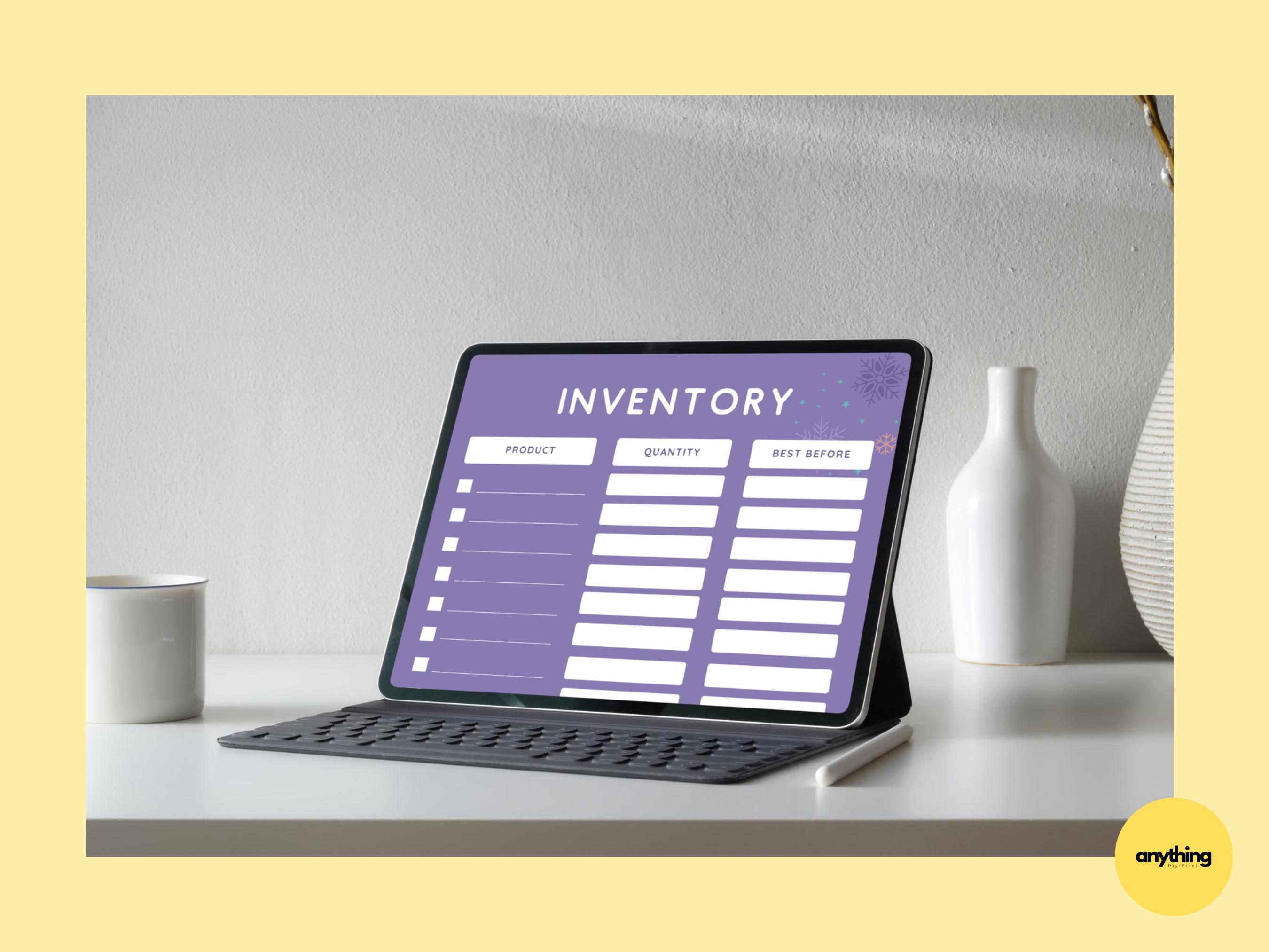 Inventory Sheet Template Inventory Tracker Inventory Template Inventory ...