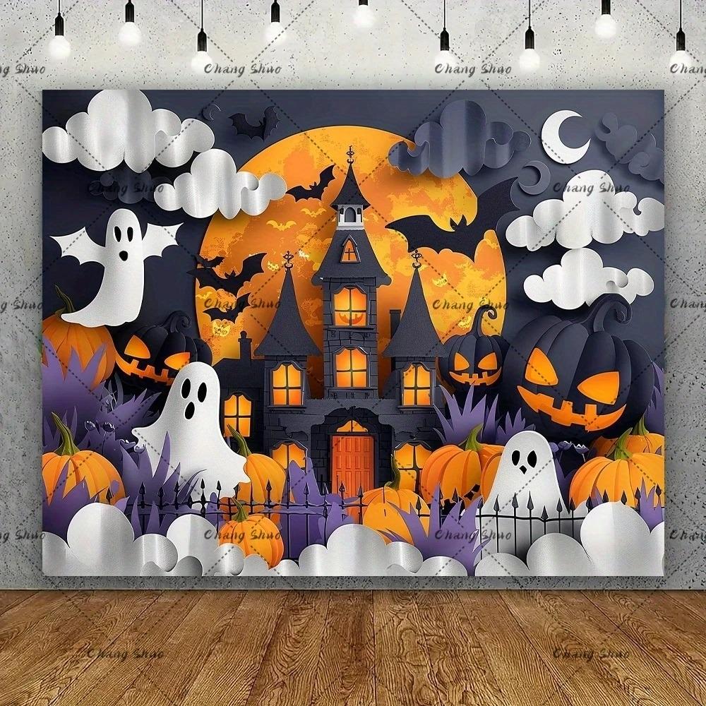 Spooky Halloween Banner Bckdrop - Etsy