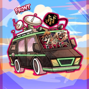 CHARMS | DHORKS VAN Helluva Boss Agent 1 & 2 Double Sided Acrylic Charm ...