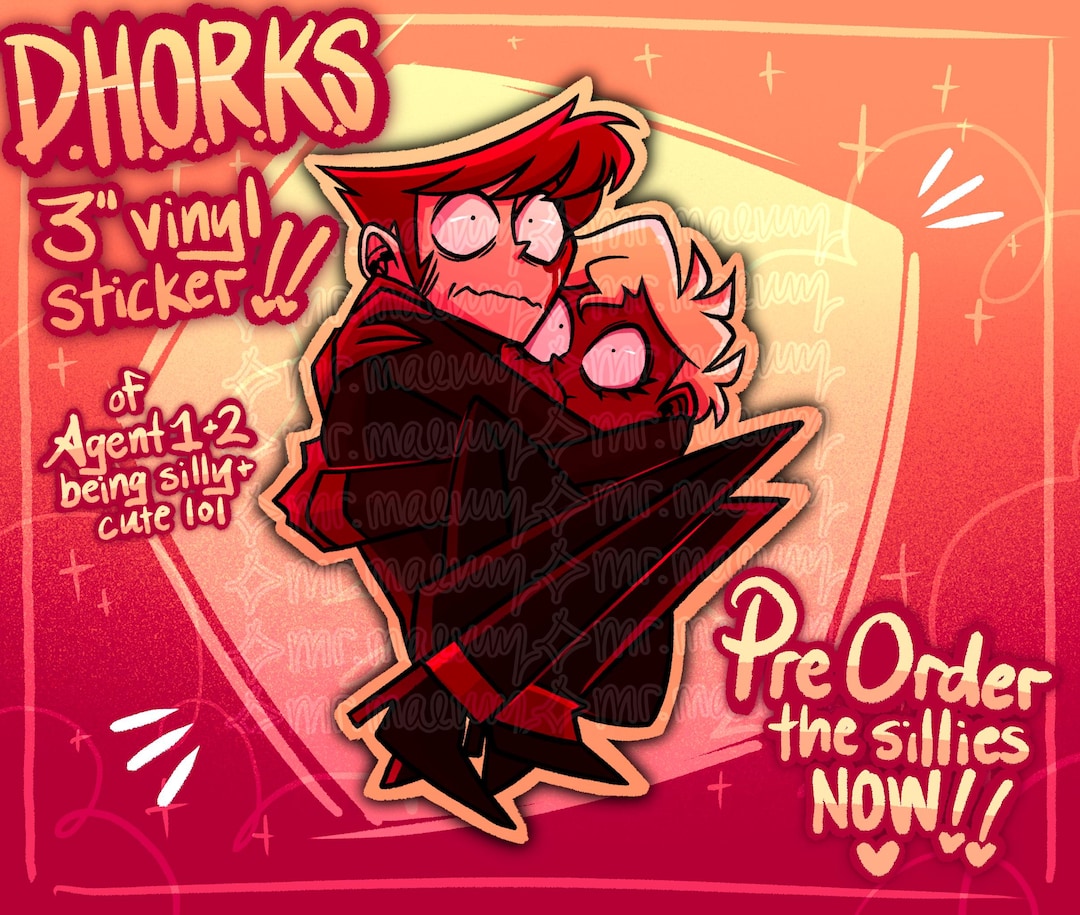 STICKERS | Helluva Boss DHORKS Vinyl Sticker - Etsy