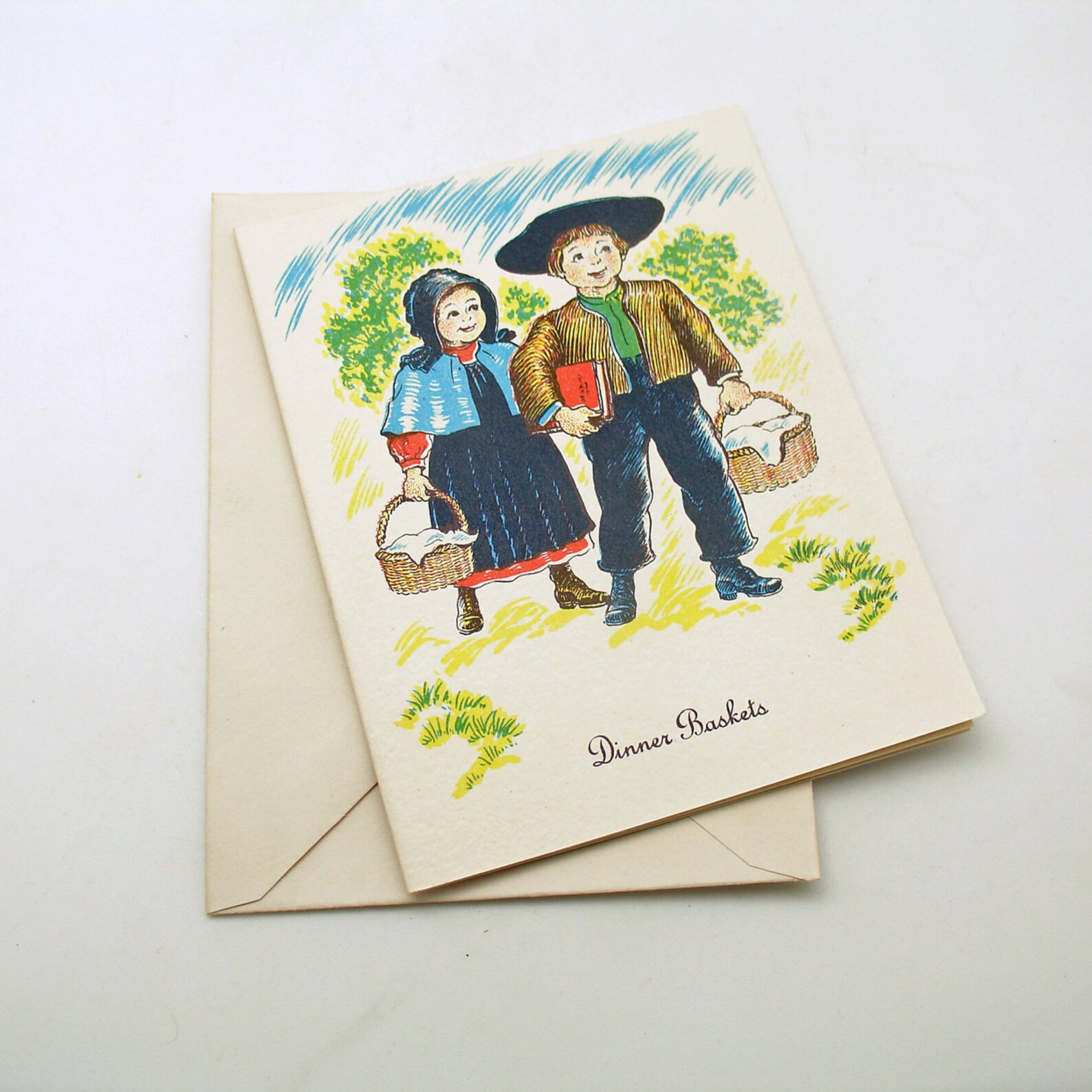 Vintage Greeting Card Pennsylvania Dutch Recipes Unused - Etsy