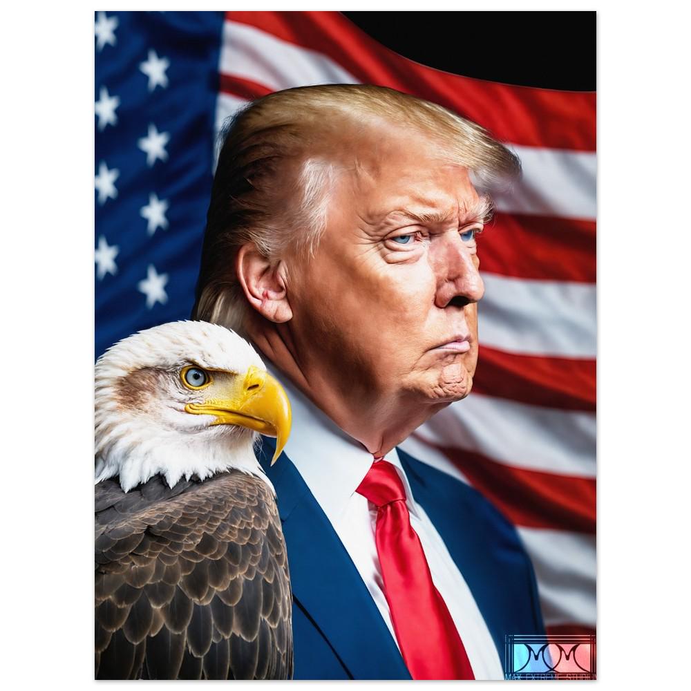 Donald Trump Iconic Collection Poster Unique Masterpiece Art Print High ...