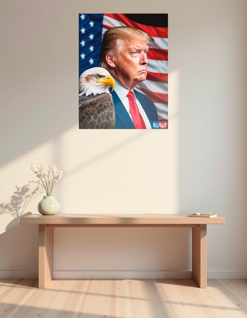 Donald Trump Iconic Collection Poster - Unique Masterpiece Art Print ...
