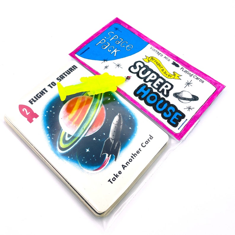 Vintage Mixed Playing Cards - Space Pack - Etsy