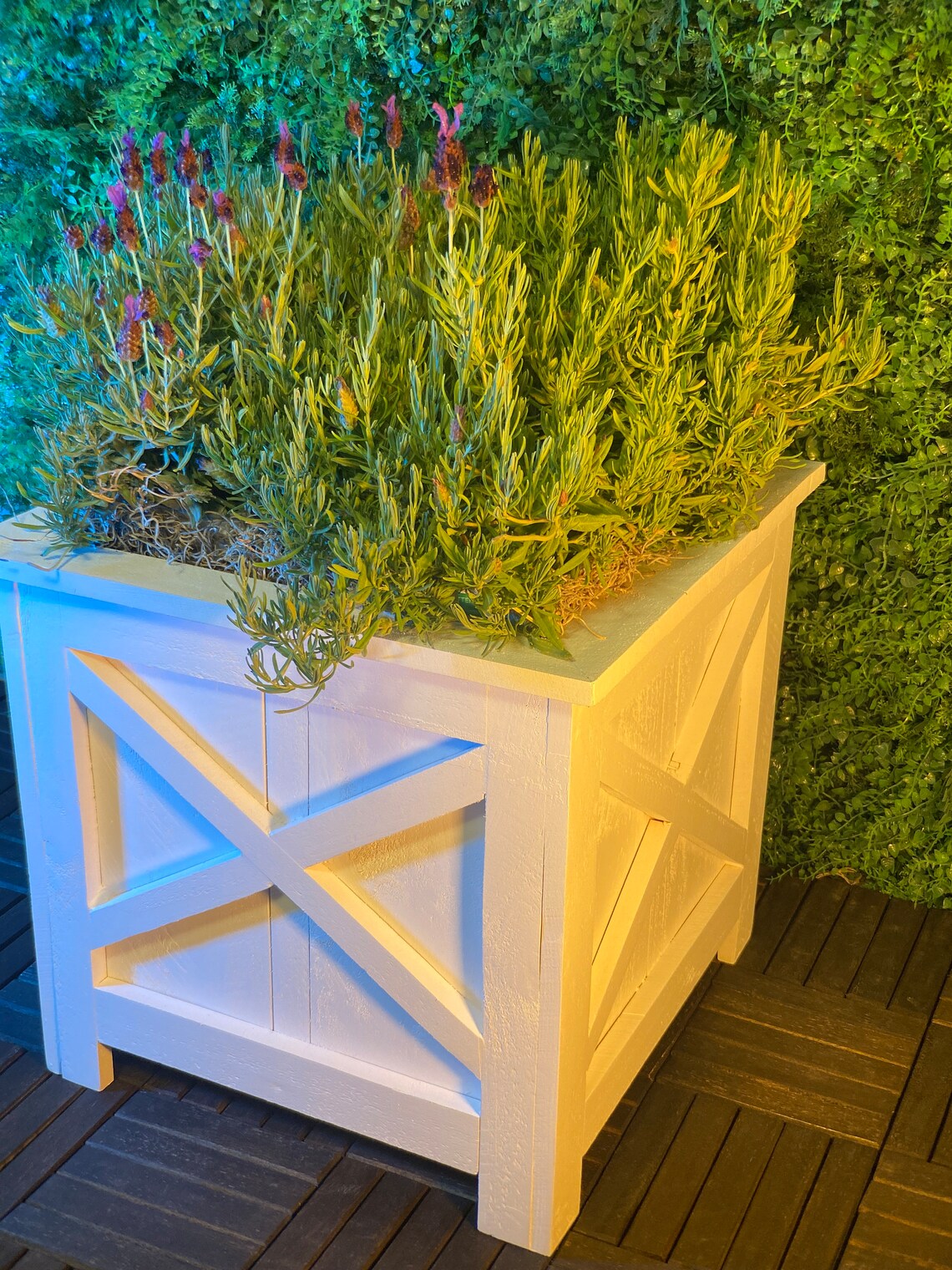 Hand-made Pine Wood Planter Box - Etsy