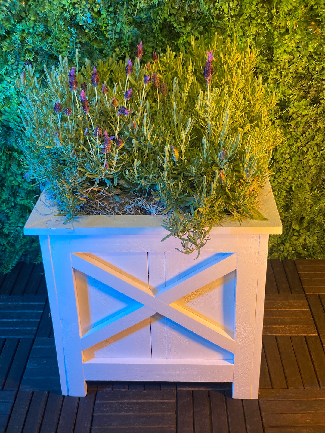 Hand-made Pine Wood Planter Box - Etsy