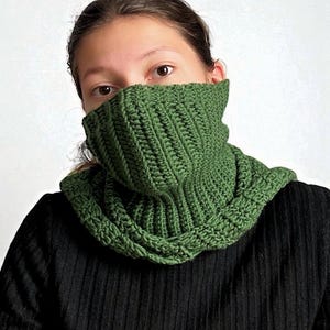 Knitted Bonnet , Hood , Collar-mask , Merino Wool - Etsy