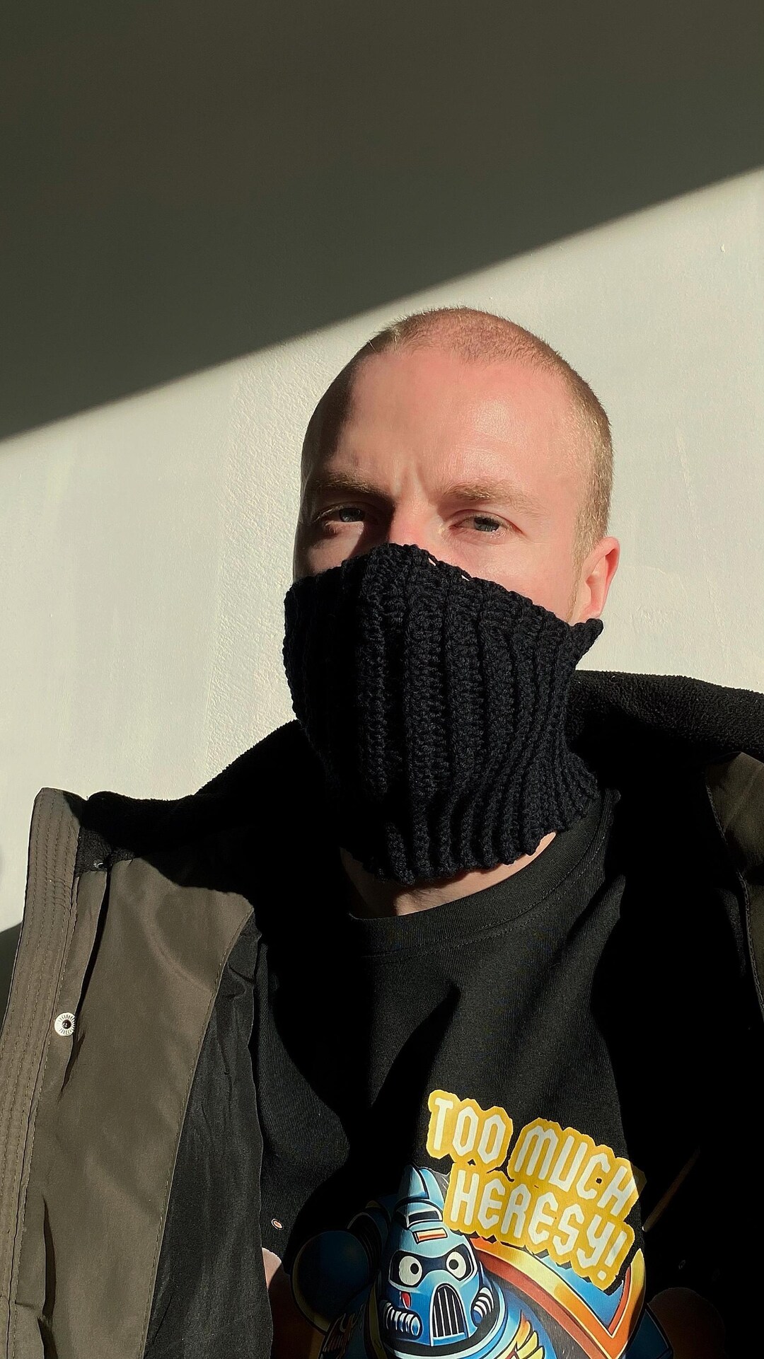Men's Wool Snood, Handmade Winter Neck Warmer - Etsy