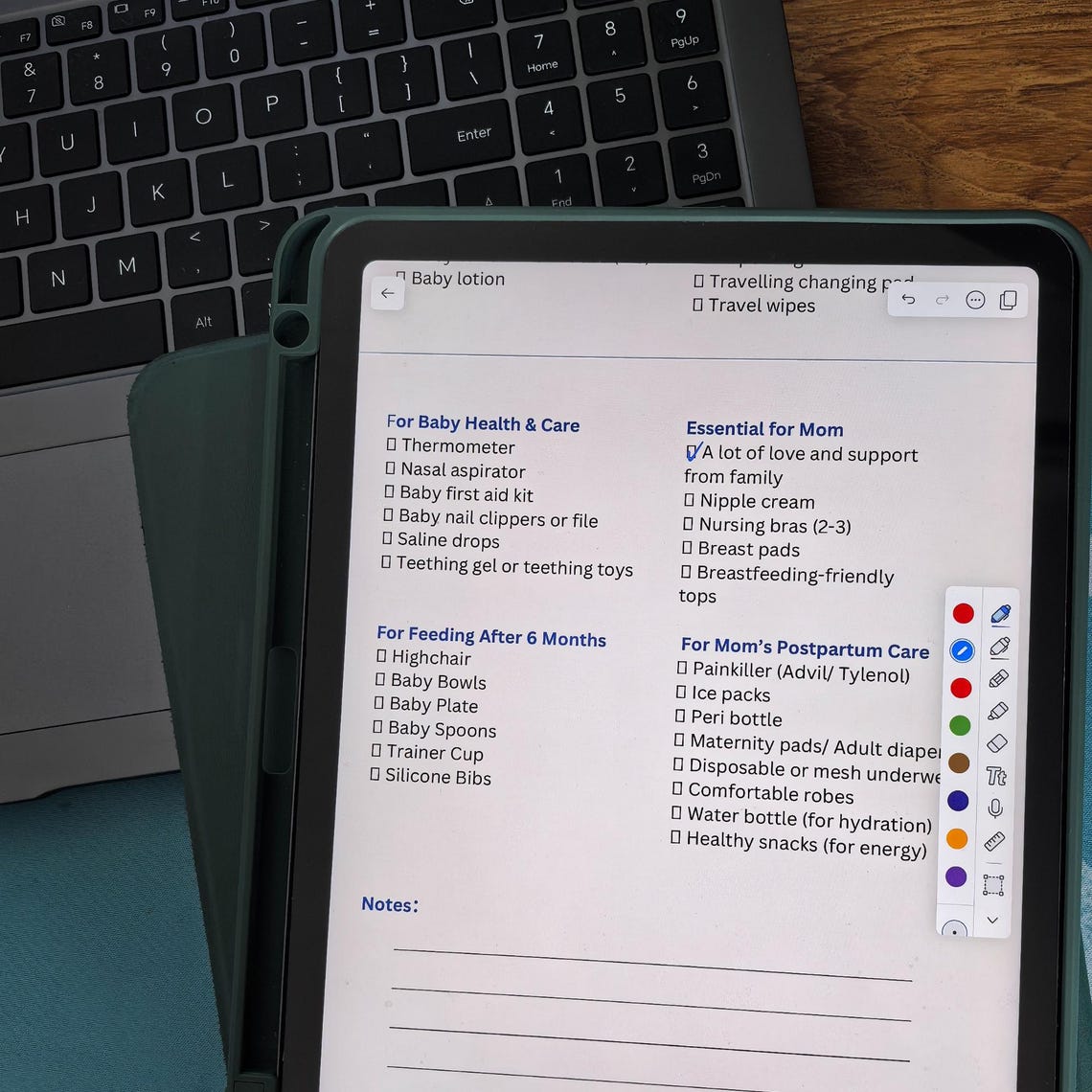 Complete Newborn Essentials Checklist Editable, Baby Checklist ...