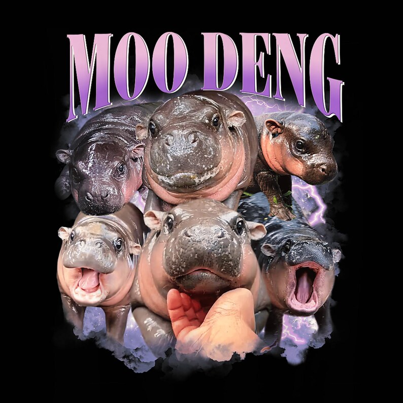 Moo-deng Png File - Etsy