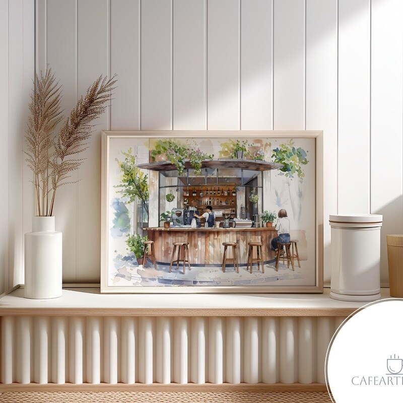 Coffee Shop Art - Etsy