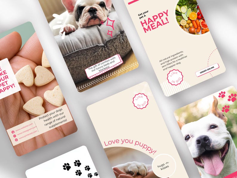 Pet Social Media Templates | Dog Owner Posts | Social Media Pet Care ...
