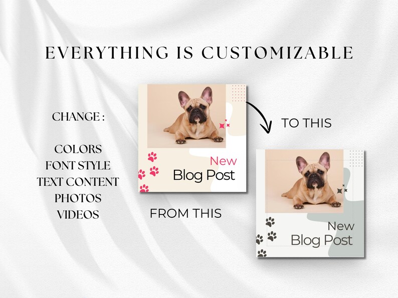 Pet Social Media Templates | Dog Owner Posts | Social Media Pet Care ...