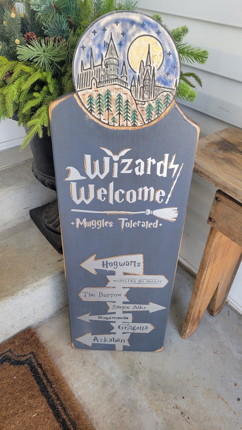 Harry Potter Front Porch Signage - Etsy