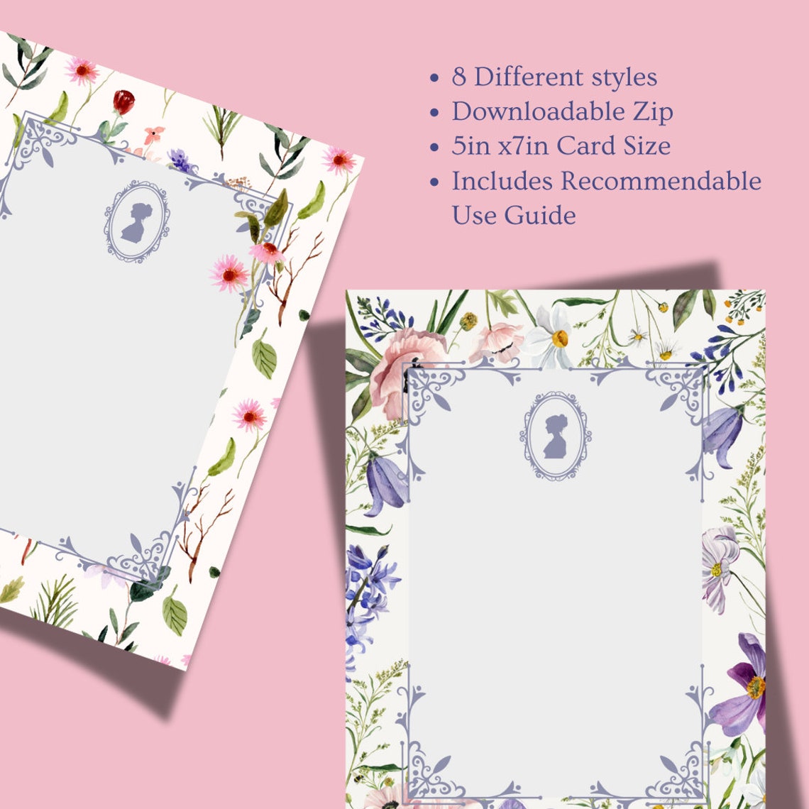 8 Bridgerton Themed 5x7 Inch Editable Invitation Card Template ...