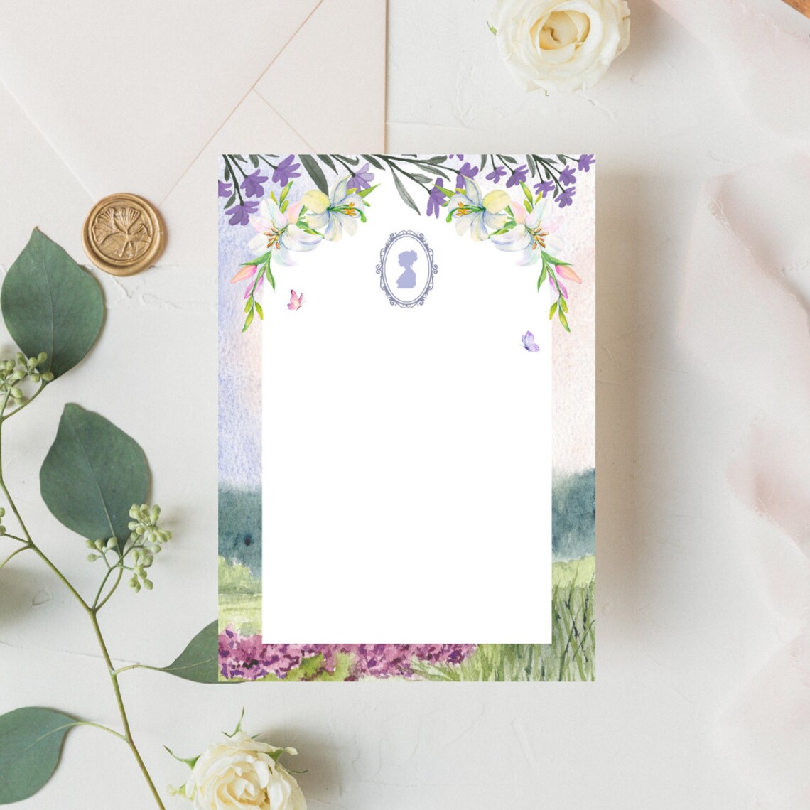 8 Bridgerton Themed 5x7 Inch Editable Invitation Card Template ...