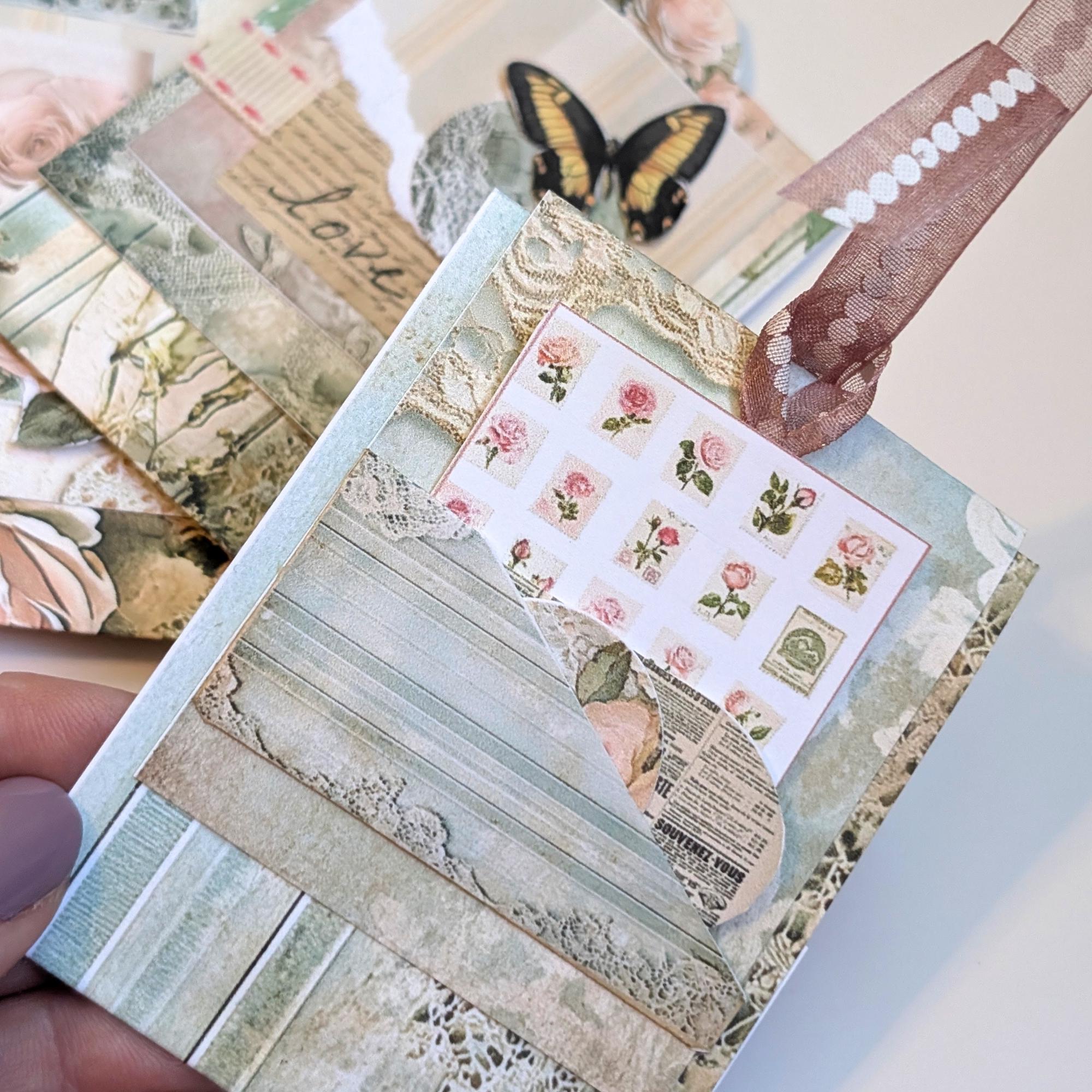 Hidden Paperclip Pockets for Junk Journal Supplies and Ideas Tutorial ...