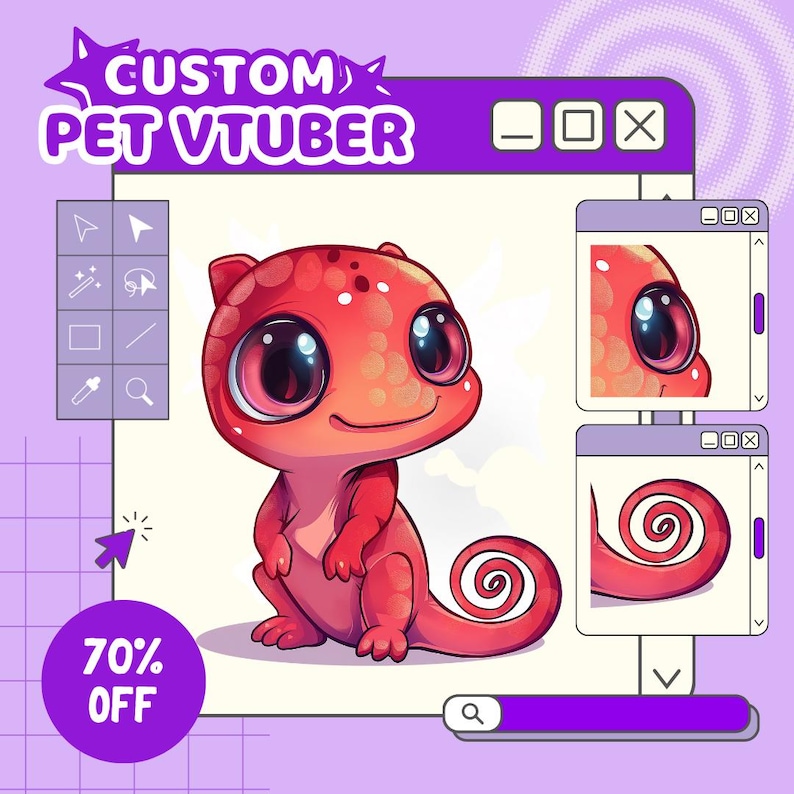 Custom Pet Vtuber Model: Character Design Commission - Etsy