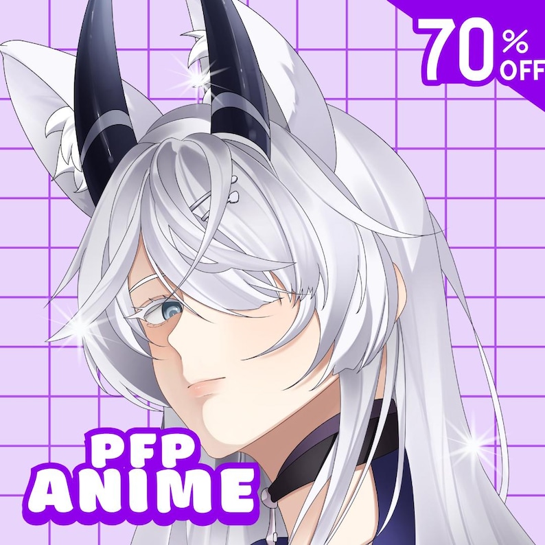 Anime Profile Icon, Stream Persona, Vtuber Portrait, PNG Avatar ...