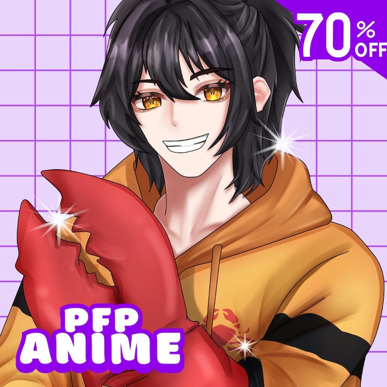 Anime Profile Icon, Stream Persona, Vtuber Portrait, PNG Avatar ...
