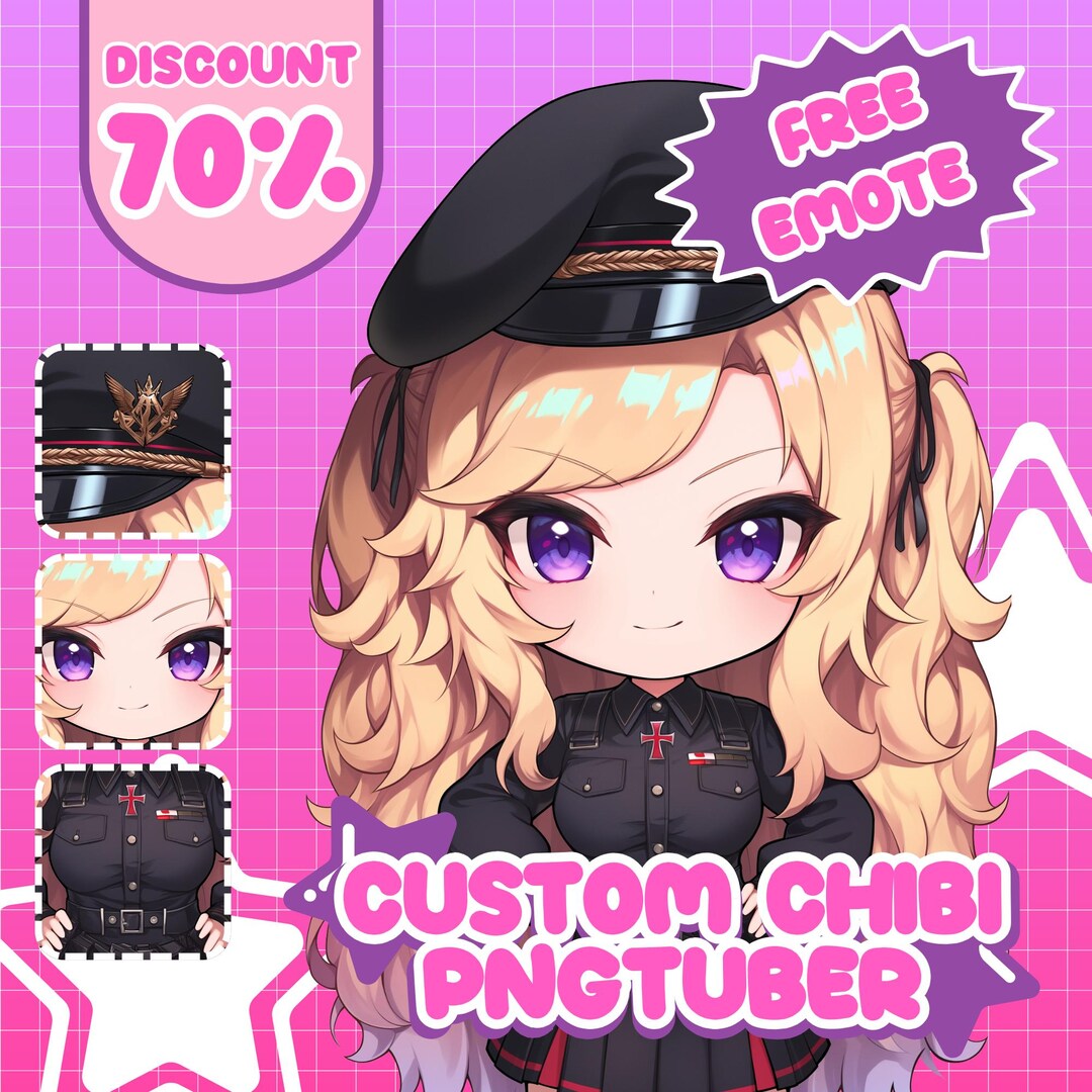 Custom Chibi Pngtuber Pngtuber Chibi Giftuber Chibi Vtuber Chibi ...