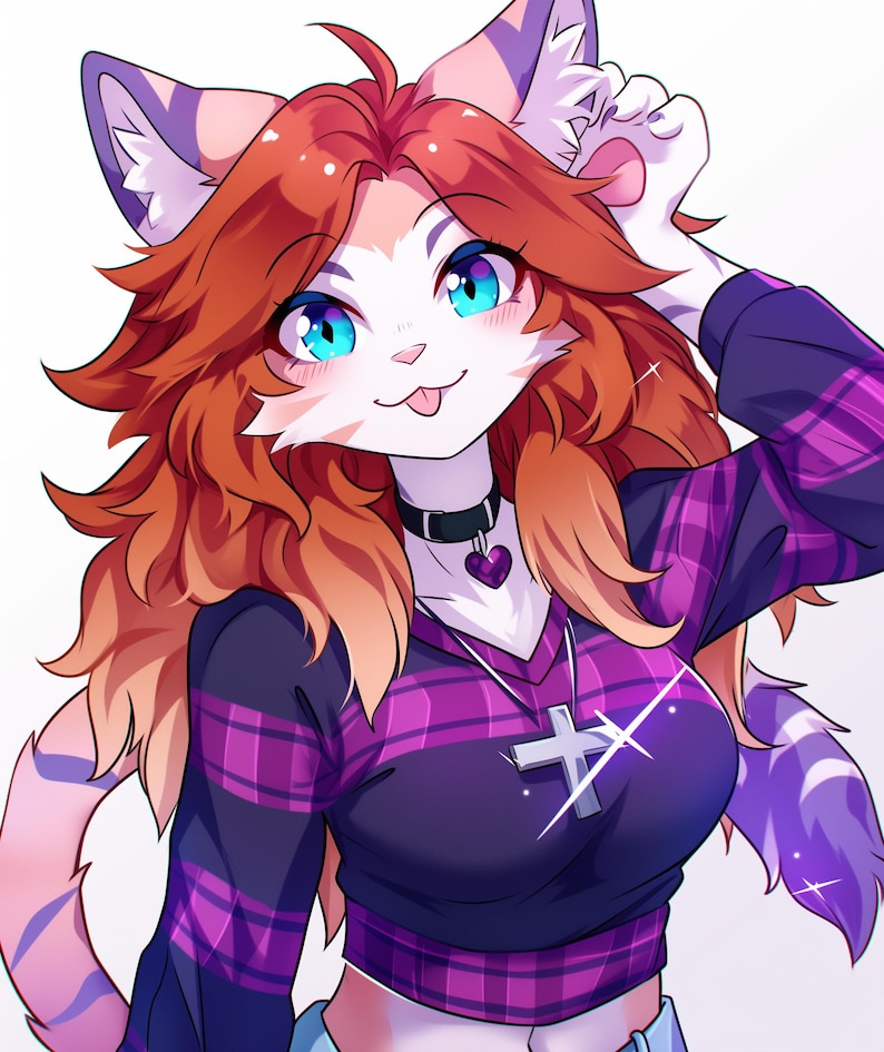 Custom Furry Anime Character Commission: Fursona Art - Etsy