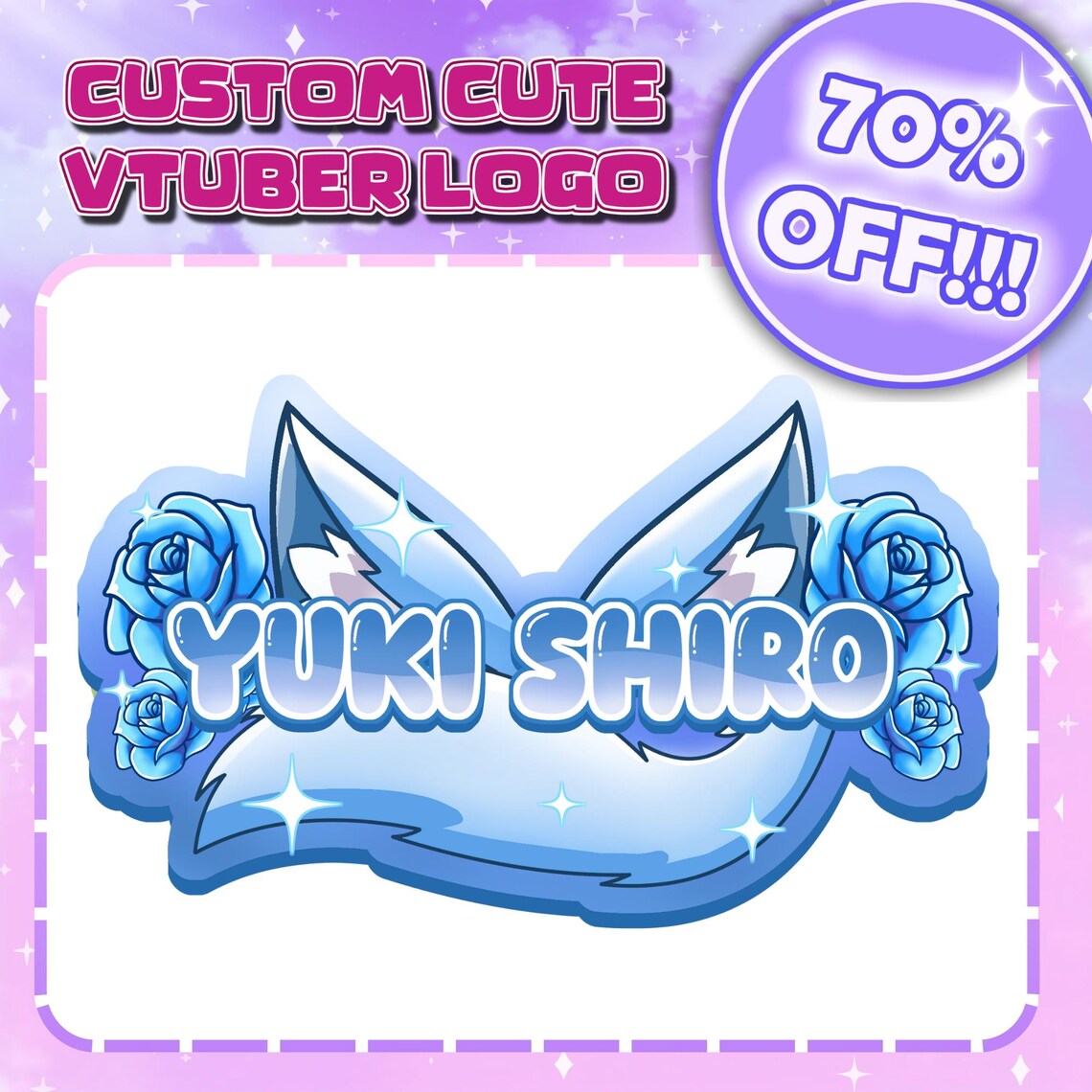 CUSTOM VTUBER LOGO Vtuber Logo Commission Pngtuber Logo Giftuber Logo ...