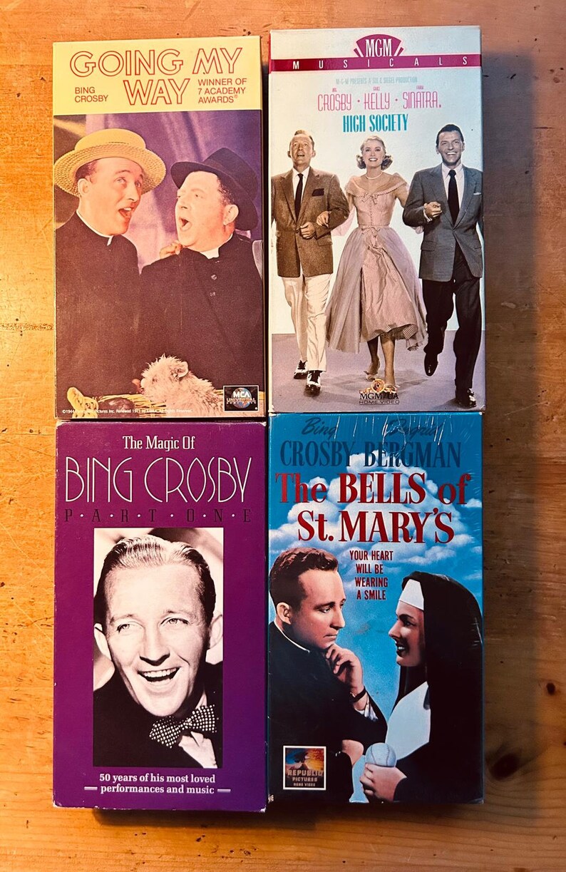 Bing Crosby Selection of VHS Movies - Etsy