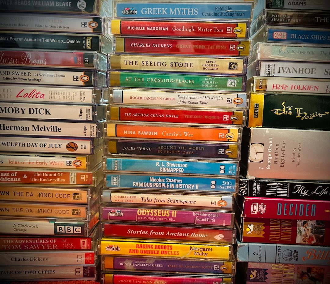 Vintage Audiobook Cassette Tapes: Novels, Poetry, Children's Stories - Etsy