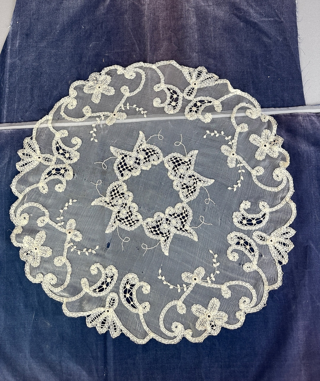 Antique Lace Doily Heirloom Handmade Lace Trim Victorian Era - Etsy