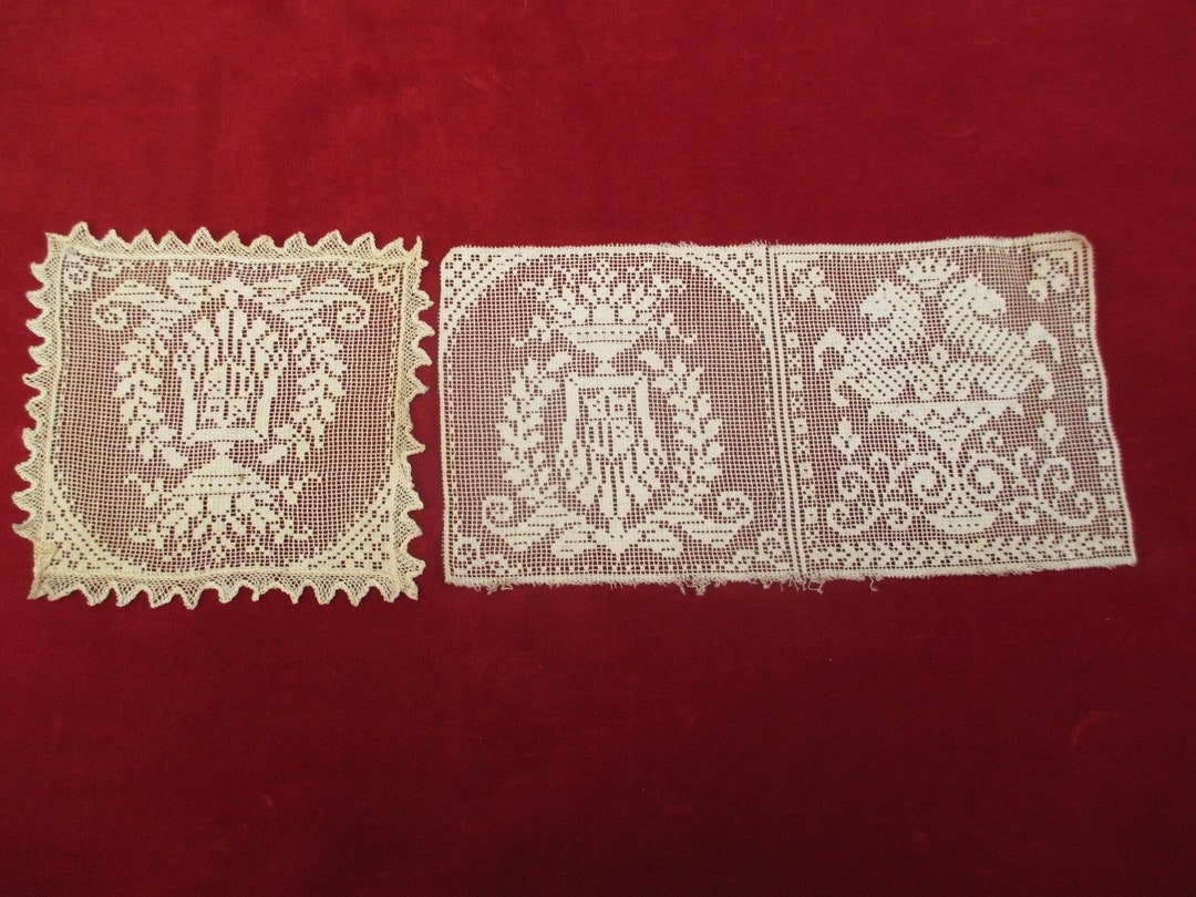 Antique Lace Doilies Victorian Era Set of 3 - Etsy