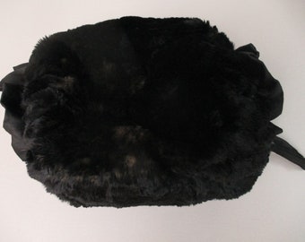 Victorian Fur Muff With Satin Lining - Etsy