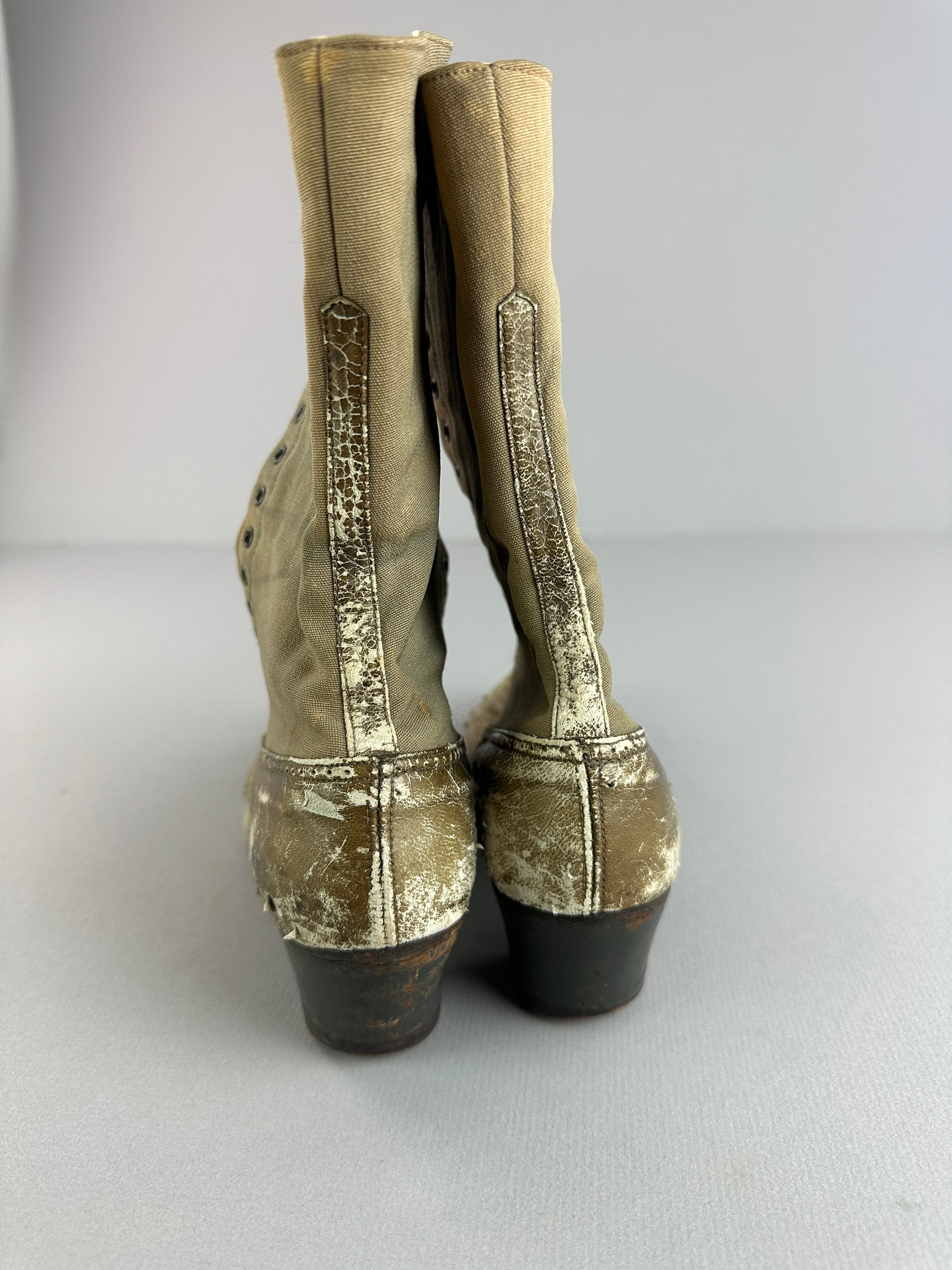 Antique Boots Victorian Edwardian Womans Leather Lace up Shoes - Etsy