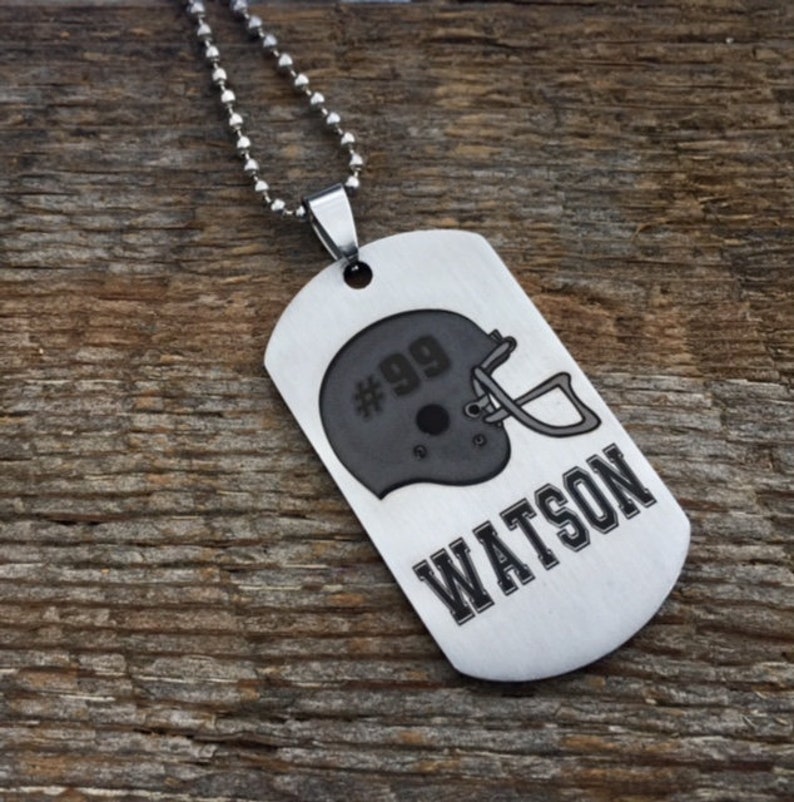 Dog tag personalized son gift dog tags for men gifts for | Etsy